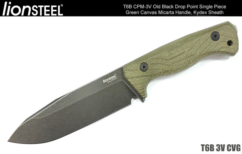 【angel 精品館 】Lion Steel T6B 3V CVG綠色電木柄 6"直刀CPM-3V鋼(黑化處理) | 露天市集 | 全台最大的 ...