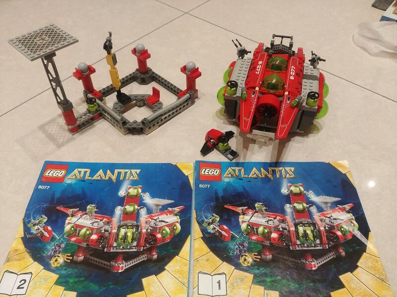 樂高降價出清_LEGO 8077 Atlantis Exploration HQ 亞特蘭蒂斯探索基地總部 | 露天市集 | 全台最大的網路購物市集