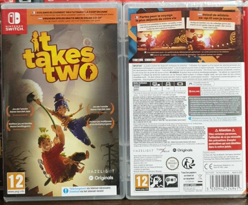 【全新現貨】NS Switch遊戲 It Takes Two 雙人成行 中文版 歐版封面PEGI (支援 繁體中文) | 露天市集 | 全台最大的網路購物市集