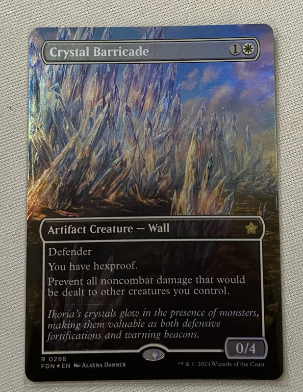 MTG 基石構築 Crystal Barricade 閃 英文版 #296 | 露天市集 | 全台最大的網路購物市集