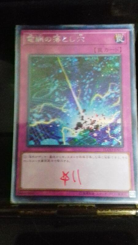 遊戲王 FLOD-JP076 電網的落穴 半鑽 *11[95新]會換新卡套 | 露天市集 | 全台最大的網路購物市集