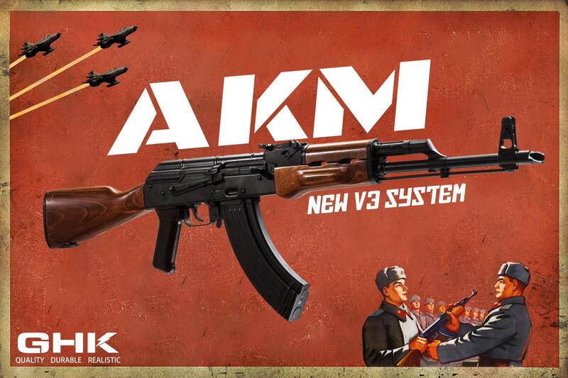 【翔準AOG】(免運費)GHK AKM V3 GBB AK47 AK74 全行程槍機 仿真槍尺寸 瓦斯長槍 | 露天市集 | 全台最大的網路購物市集