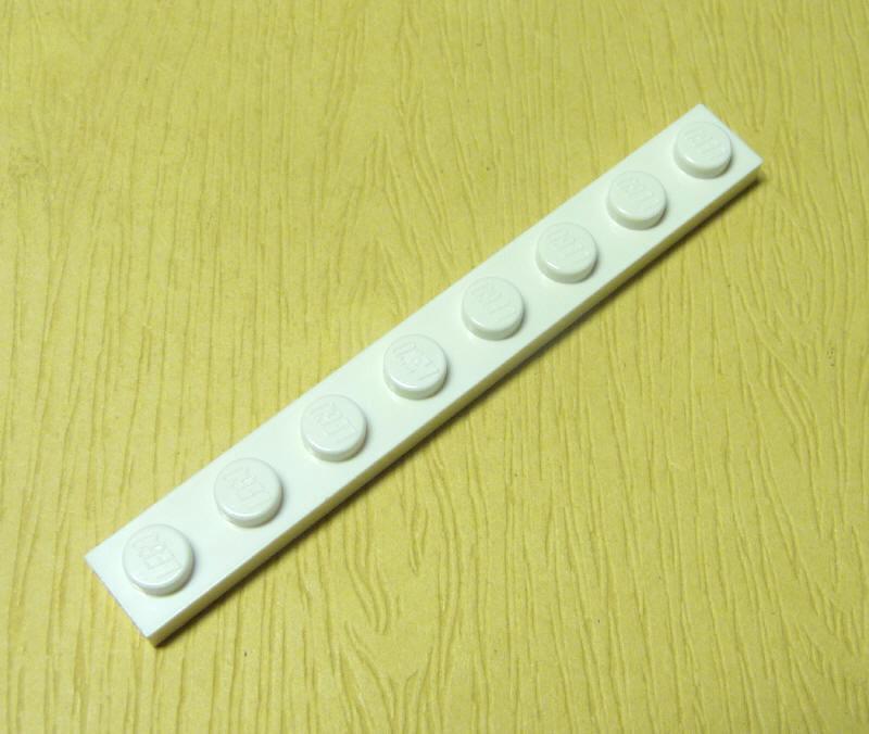 【小荳樂高】LEGO 白色 1x8 薄板/薄片 White Plate 3460 346001 | 露天市集 | 全台最大的網路購物市集