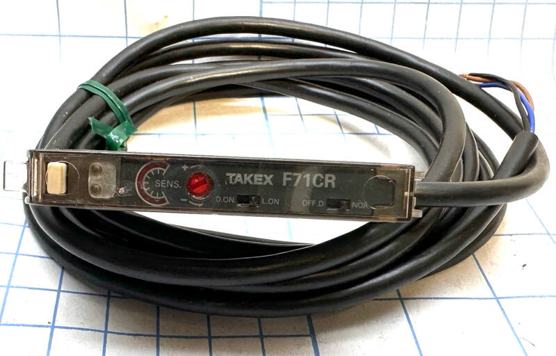 TAKEX F71CR FIBER OPTIC SENSOR 光纖傳感器 光纖放大器 自動控制 | 露天市集 | 全台最大的網路購物市集