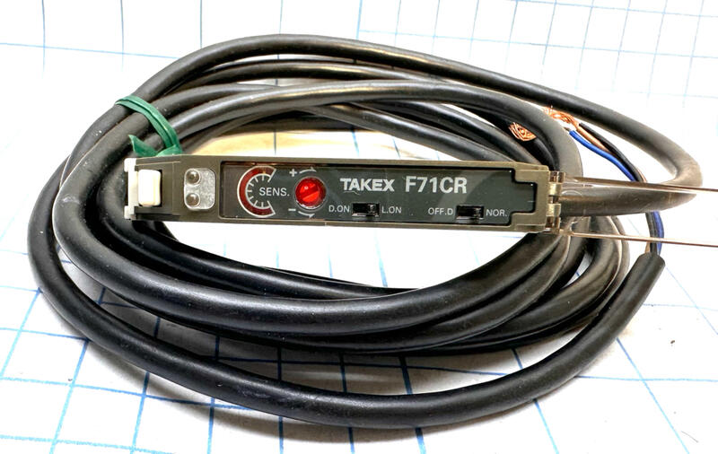 TAKEX F71CR FIBER OPTIC SENSOR 光纖傳感器 光纖放大器 自動控制 | 露天市集 | 全台最大的網路購物市集