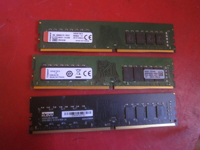 金士頓 KLEvv DDR4 16G 記憶體 | 露天市集 | 全台最大的網路購物市集