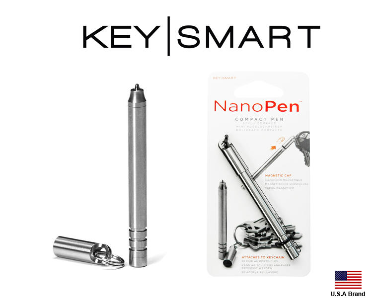 美國Keysmart鑰匙收納器零配件 - 不銹鋼隨身筆磁鐵筆蓋 Nano Pen【KSNP】 | 露天市集 | 全台最大的網路購物市集