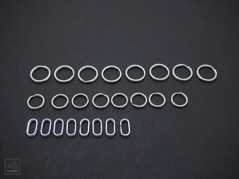 MFT 美國 TEC Accessories Split Ring Kit #2 多種規格 鑰匙圈環 橢圓形 | 露天市集 | 全台最大的網路購物市集