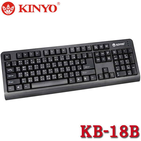 【MR3C】含稅附發票 KINYO 金葉 KB-18B PS/2 標準鍵盤 104Key | 露天市集 | 全台最大的網路購物市集