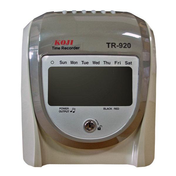 。OA。【含稅】原廠保固 KOJI TR-920 微電腦LCD打卡鐘【贈卡片+卡架】另售TR-520/ TR-580 | 露天市集 | 全台最大的網路購物市集