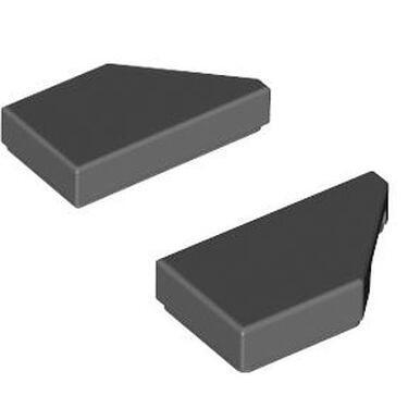 全新LEGO樂高斜切平板組 5091+5092 6510131+6510145 深灰色 Tile 1x2 Wedge | 露天市集 | 全台最 ...