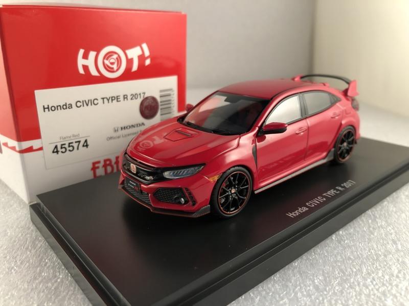 EBBRO 45574 Honda Civic Type R 2017 FK8 Red 1/43 | 露天市集 | 全台最大的網路購物市集