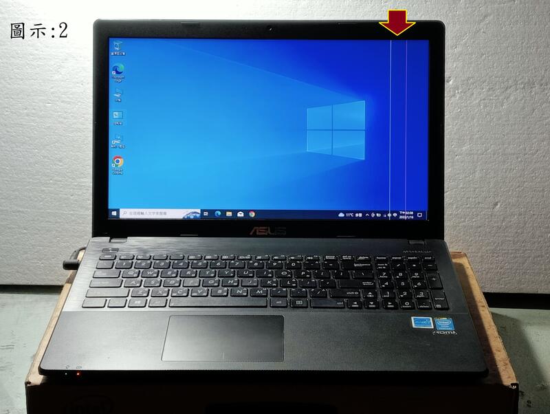 15.6吋筆電零件機(螢幕異常) Asus X551CAP /Pentium 2117U/500G/4G | 露天市集 | 全台最大的網路購物市集