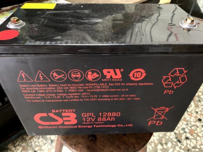 神戶CSB GPL12880 深循環電池 汽車電池 車用電池 再生電池 中古電池 UPS 不斷電系統 | 露天市集 | 全台最大的網路購物市集