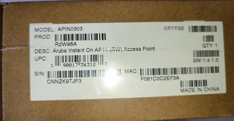 Aruba Instant On AP11 無線基地台 全新未拆封 Wi-Fi雙頻5 GHz / 2.4 GHz | 露天市集 | 全台最大的 ...