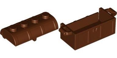 LEGO Reddish Brown Container Treasure Chest 樂高紅棕色藏寶箱 4533101 | 露天市集 | 全 ...