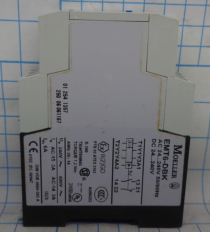 EATON伊頓 EMT6-DBK 24-240VAC/DC 熱敏電阻式過載繼電器 | 露天市集 | 全台最大的網路購物市集