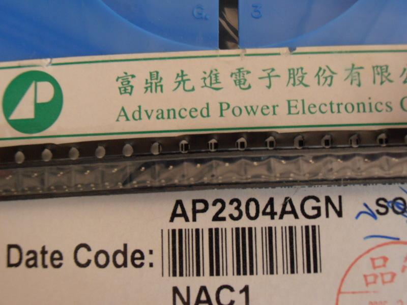 AP2304AGN N-CH 30V 2.5A 117mΩ Power MOSFET sot23 無鉛 APE | 露天市集 | 全台最大的 ...