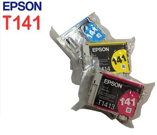 EPSON T141 (T1412藍 / T1413紅 / T1414黃) 原廠裸裝墨水匣單色任選 | 露天市集 | 全台最大的網路購物市集