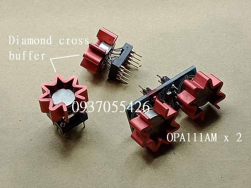 如圖不含IC/不含OPA111, 含電容,含下方台系全鍍金圓孔座/含兩個拆機散熱片/已焊好. | 露天市集 | 全台最大的網路購物市集