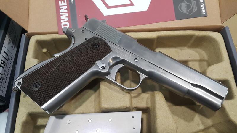 五0兵工 CYBERGUN 授權 COLT M1911 全金屬銀色瓦斯手槍 | 露天市集 | 全台最大的網路購物市集