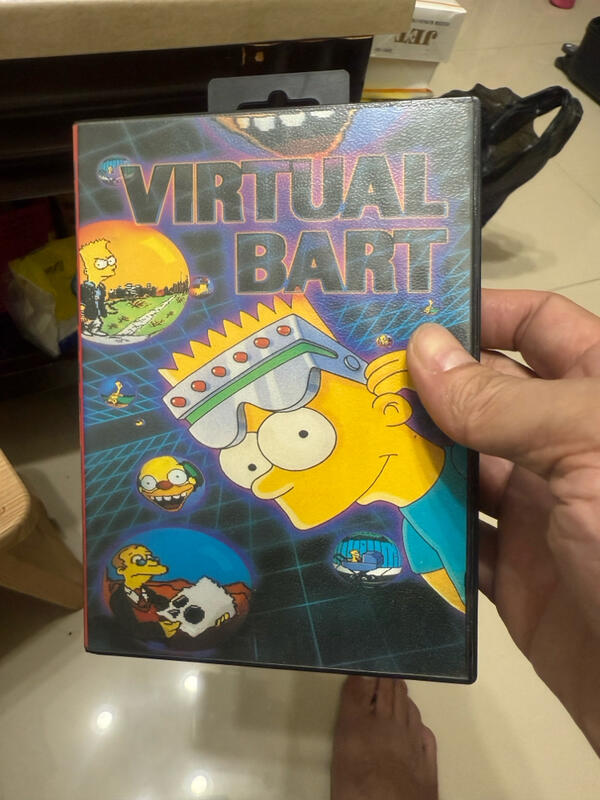 SEGA MD 辛普森 巴特的幻想 Virtual Bart | 露天市集 | 全台最大的網路購物市集