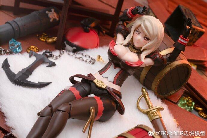 即將現貨 邊境模型 1/12 海盜 安妮女王 性感船長 海賊王 機娘 組裝模型 BORDER BA002 | 露天市集 | 全台最大的網路購物市集