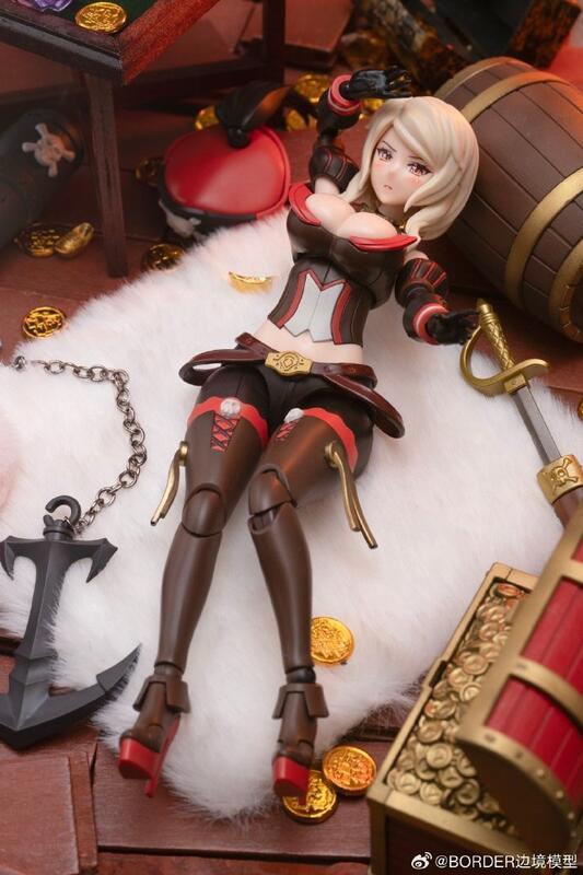 即將現貨 邊境模型 1/12 海盜 安妮女王 性感船長 海賊王 機娘 組裝模型 BORDER BA002 | 露天市集 | 全台最大的網路購物市集