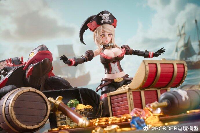 即將現貨 邊境模型 1/12 海盜 安妮女王 性感船長 海賊王 機娘 組裝模型 BORDER BA002 | 露天市集 | 全台最大的網路購物市集