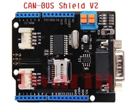《德源科技》含稅 (現貨) 原廠 CAN BUS Shield V2 / CAN通訊協定 擴展板(相容Arduino) | 露天市集 | 全台 ...