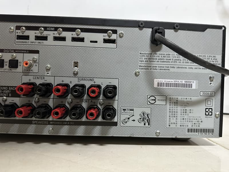 SONY STR DH800 收音劇院 7.1 環繞擴大機 劇院擴大機 含全新副廠遙控器/HDMI 失效，所以反映在價格 | 露天市集 | 全 ...