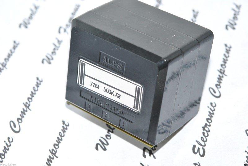 ALPS RK40 黑美人 500KA 音量用 鋸齒柄 雙聯 VR 日本製 NOS | 露天市集 | 全台最大的網路購物市集