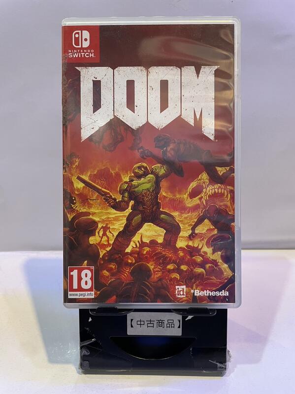 【德周 新竹店】（二手含稅）NS DOOM 毀滅戰士中文版【UA0421】 | 露天市集 | 全台最大的網路購物市集