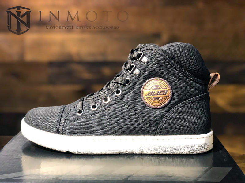 伊摩多※美國 AUGI AU5 URBAN 休閒短車靴 。黑色 防摔 帆布鞋 腳踝保護 / 2色 | 露天市集 | 全台最大的網路購物市集