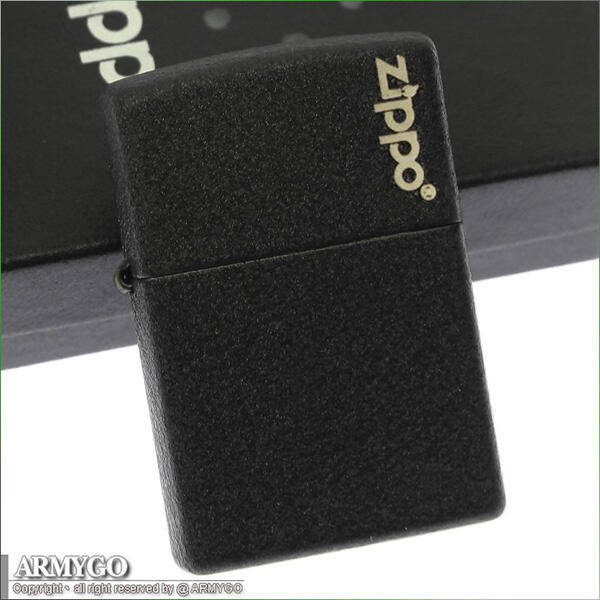 【ARMYGO】ZIPPO原廠打火機 -No.236ZL (黑色岩面) (ZIPPO字樣) (B款) | 露天市集 | 全台最大的網路購物市集