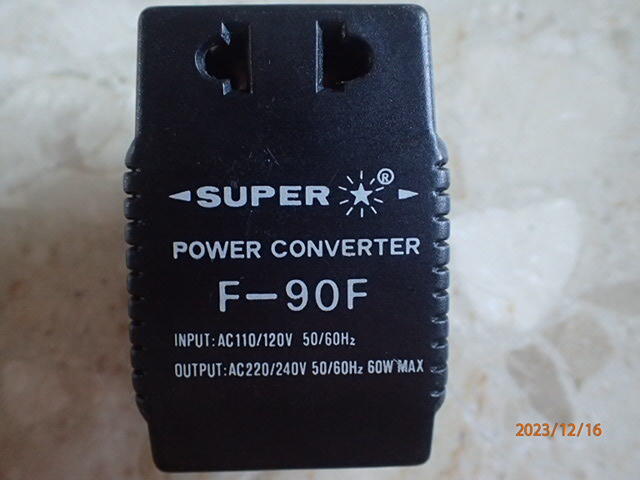 ( 誠信交易 ) super power converter F-90F 110V轉220V 60W 變壓器 升壓器 | 露天市集 | 全台最 ...