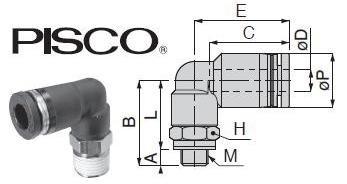 ★5GOLD★ 日本PISCO 快速配管型管接頭PL4-M5T．PL4-M5M，LH-0425-M5 | 露天市集 | 全台最大的網路購物市集
