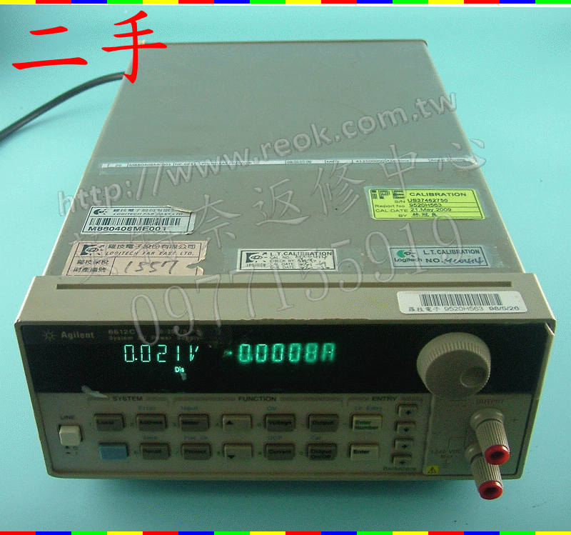 英特奈 HP Agilent 6612C DC POWER SUPPLY 20V 2A 可程式化電源供應器 | 露天市集 | 全台最大的網路購物市集
