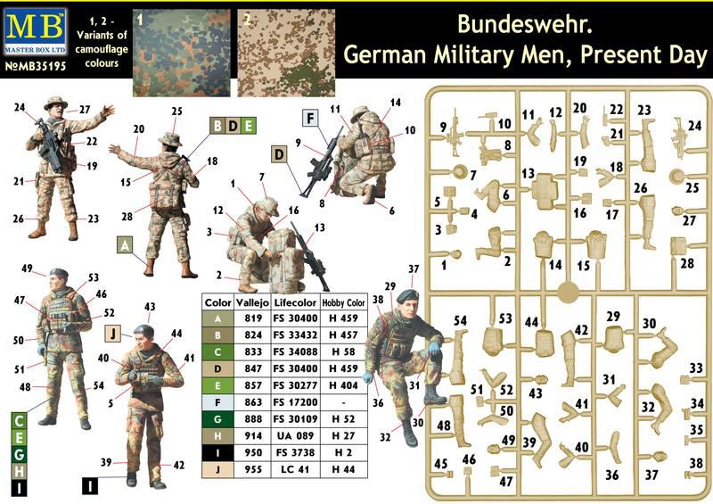 Master Box (MB) 1/35 35195 現代德國聯邦國防軍裝甲車成員 | 露天市集 | 全台最大的網路購物市集