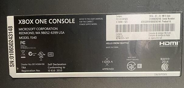 二手市面稀少XBOX ONE 360 CONSOLE 1540 黑色主機(單機無配件上電有反應當收藏/裝飾品) | 露天市集 | 全台最大的 ...
