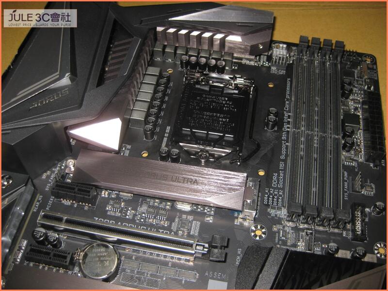 JULE 3C會社-技嘉 Z390 AORUS ULTRA Z390/12+1數位電源/三組M2/八九代/旗艦款 主機板 | 露天市集 | 全 ...