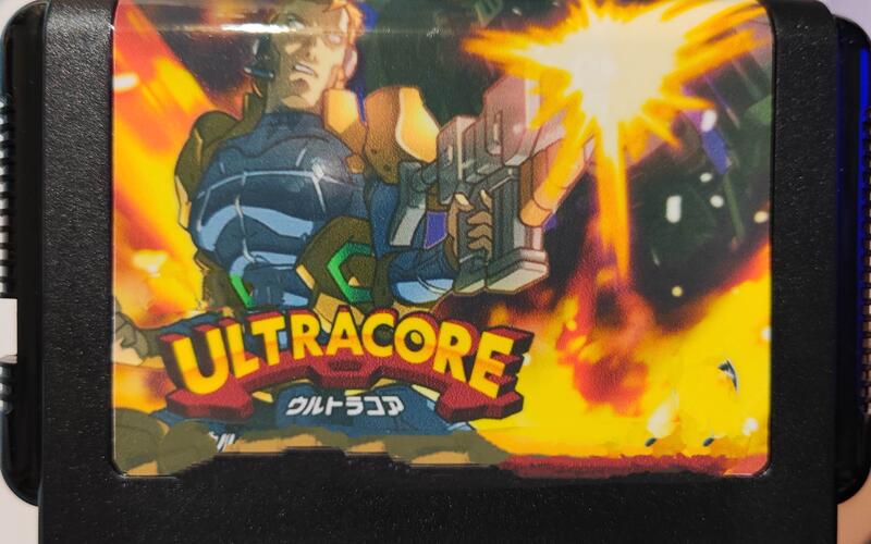 SEGA-MD卡帶-超級核心Ultracore射擊遊戲（原廠主機可玩，注意說明） | 露天市集 | 全台最大的網路購物市集