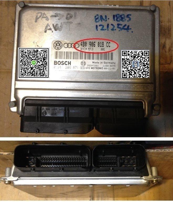 大坡很遠 VW PASSAT B5.5 1.8T 01 02 引擎電腦 AWT ECU 4B0906018CC(零件車) | 露天市集 | 全 ...