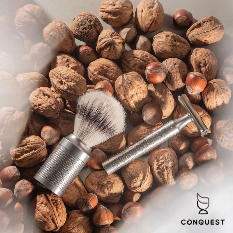 CONQUEST 】德國 MUHLE ROCCA R94 銀色消光刮鬍刀 不銹鋼材質 蜂巢狀結構手柄 封閉式 三件式 | 露天市集 | 全台最 ...