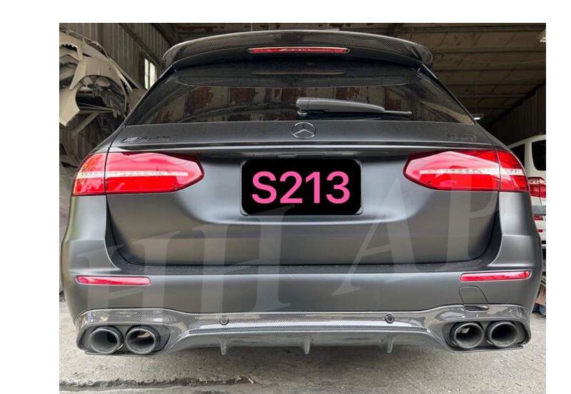 ☆HH西岸國際☆BENZ W213 5門 S213 E63 AMG CARBON 碳纖維 後下巴 | 露天市集 | 全台最大的網路購物市集