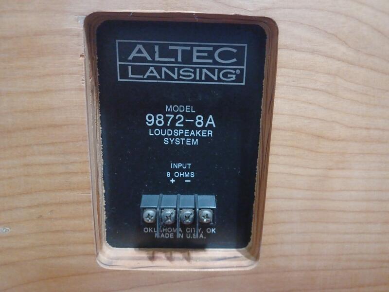 美國 Altec 9872-8A 號角書架喇叭 | 露天市集 | 全台最大的網路購物市集