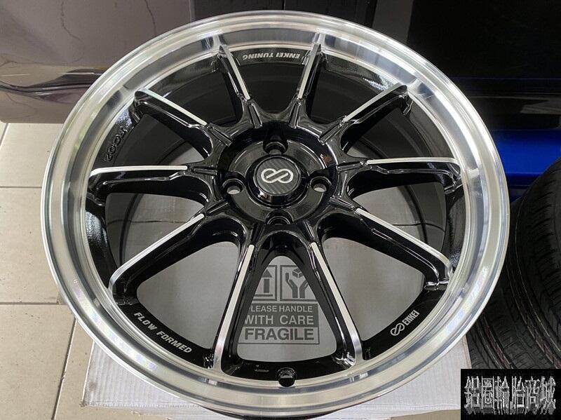 全新鋁圈 ENKEI FC02 17吋旋壓鋁圈 黑底亮唇 4孔100 5孔100 5孔114.3 大發 COO 實裝圖 | 露天市集 | 全台 ...