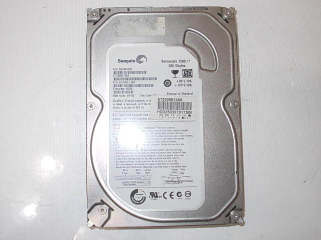 Seagate ~3.5吋~硬碟~320GB(SATA)~型號ST3320613AS | 露天市集 | 全台最大的網路購物市集