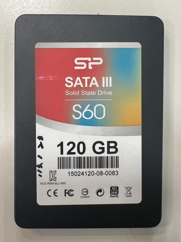 SP S60 120G SSD SATA 2.5吋 固態硬碟 | 露天市集 | 全台最大的網路購物市集