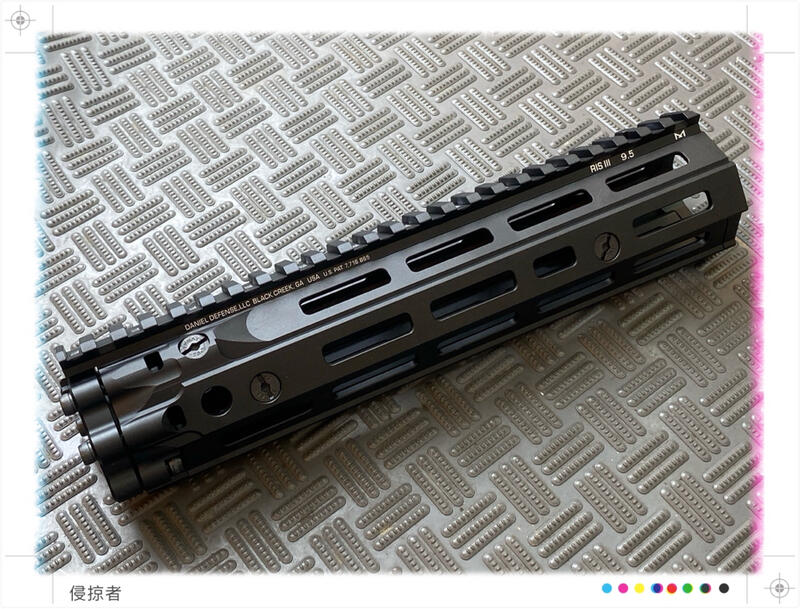 【侵掠者】DD 風格 RIS3 RIS III M4 AR 專用 9.5 吋 M-LOK戰術魚骨-黑色 | 露天市集 | 全台最大的網路購物市集